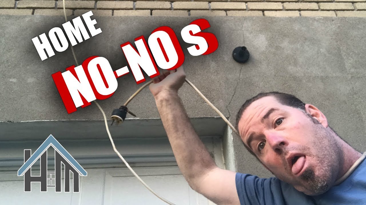 How NOT-TO...Home No-nos. Things to NOT do in a home. - YouTube