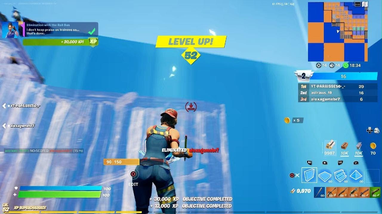 Best aim ever with rail gun - YouTube