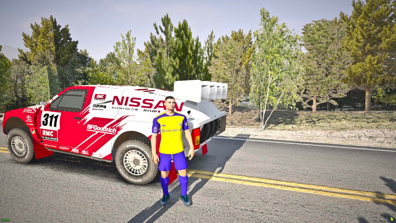 GTA 5 Rally Nissan Dakar 2004 Mod ViP oi3 FiveM - YouTube