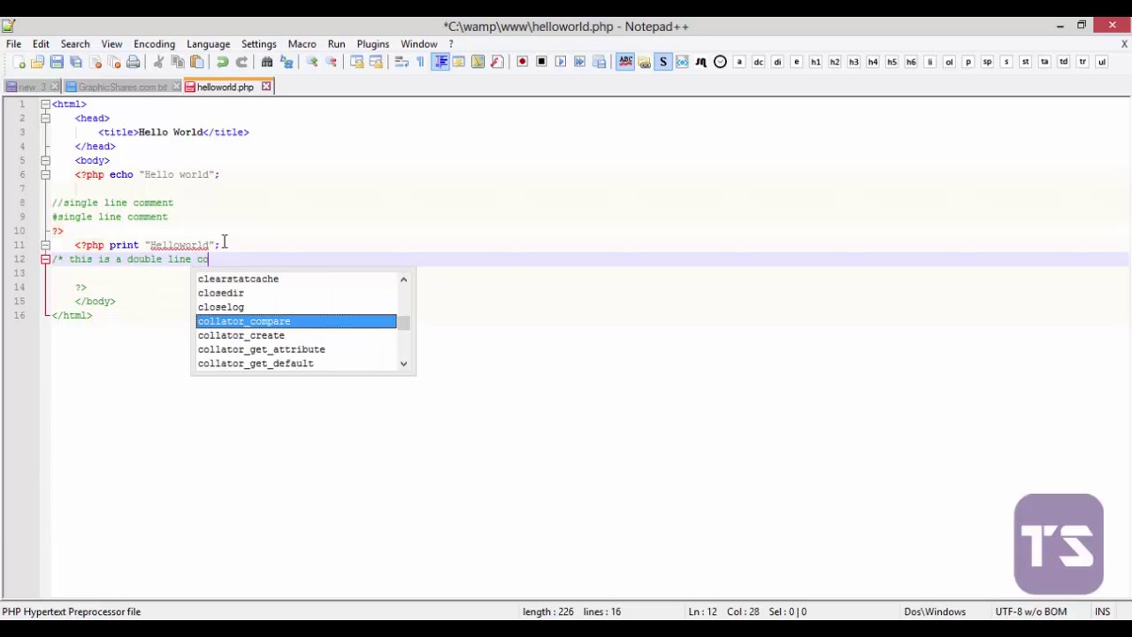 Comments Importance In Php Lecture 4 Php Tutorial Youtube 9635