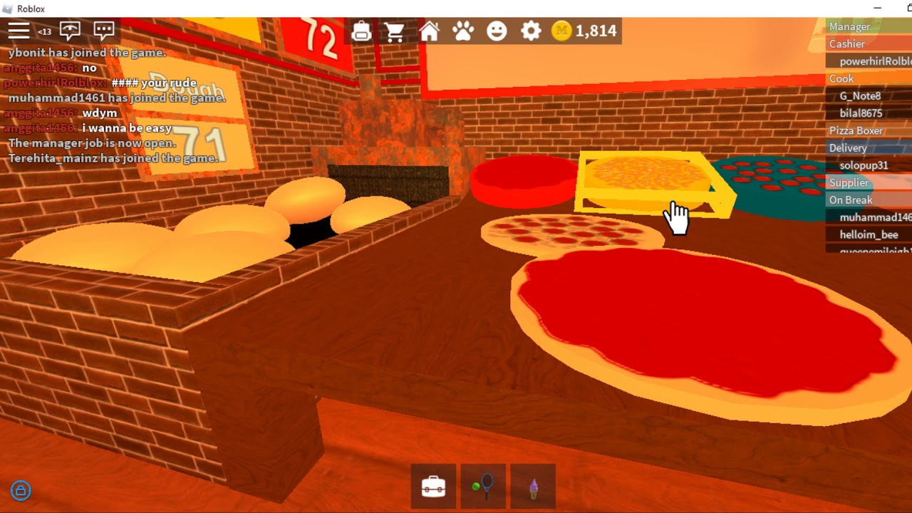 PLAY PIZZA ROBLOX (: - YouTube