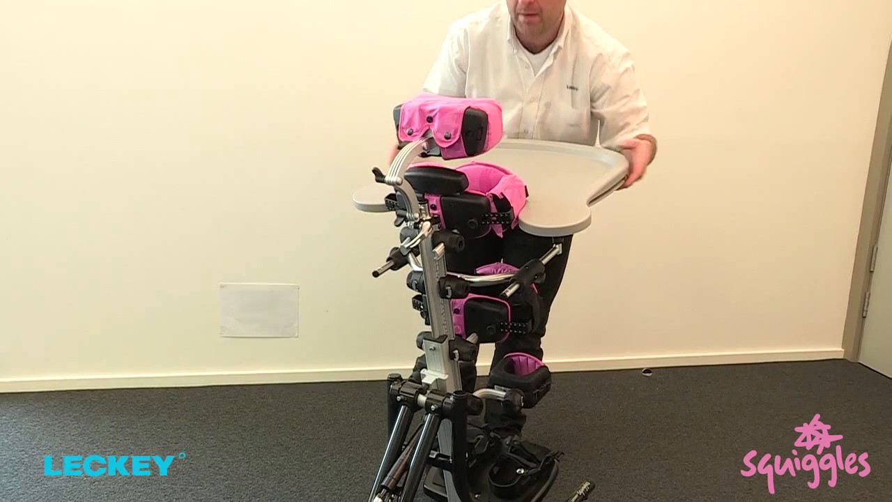 14 Squiggles Stander 014 Supine or Prone Configuration - YouTube