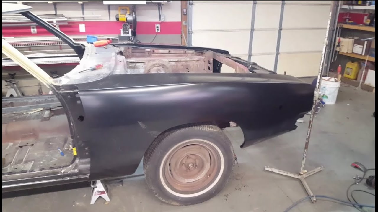 Don's 68 Charger body swap part 6 - YouTube