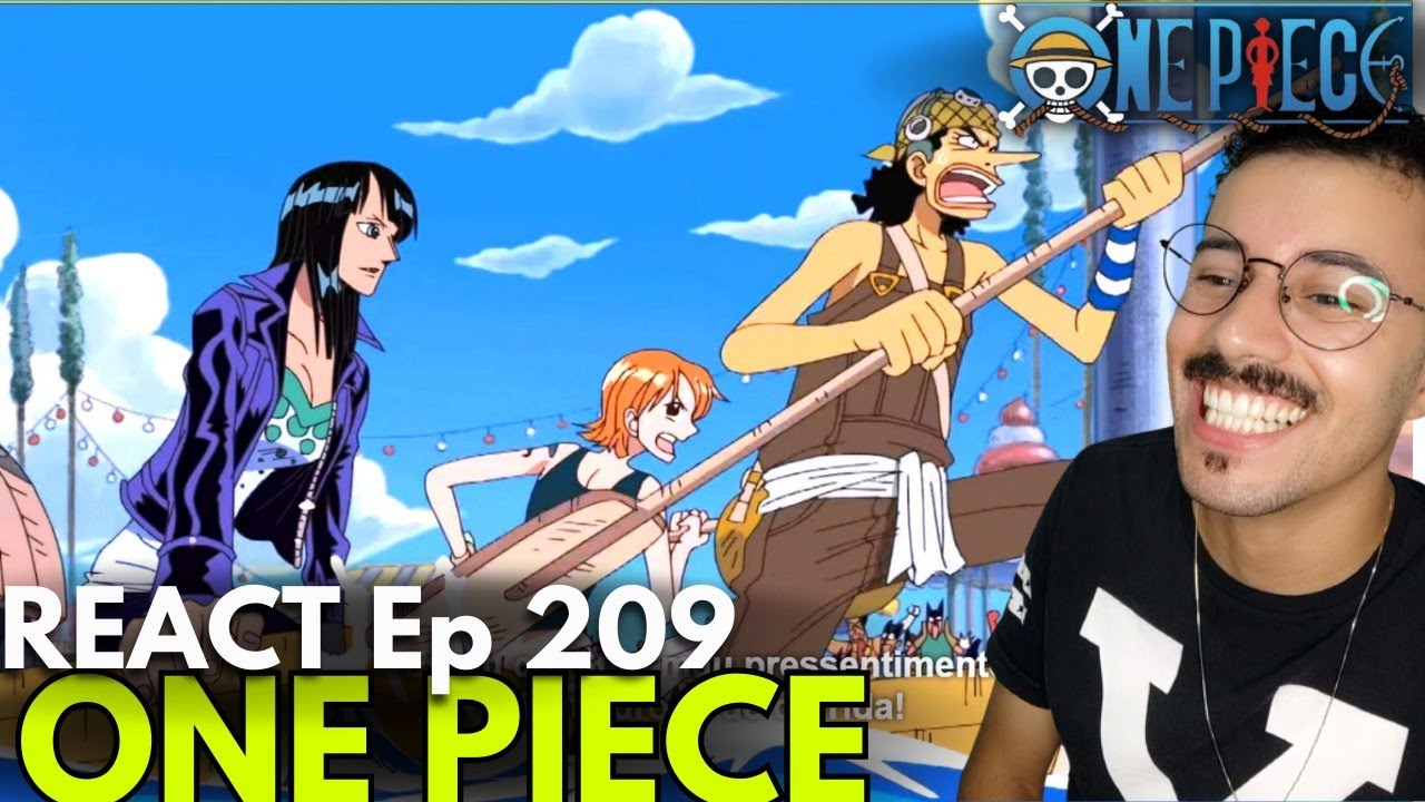 REACT - QUE COMECEM OS JOGOS -Ep.209 -ONE PIECE -VENDO PELA PRIMEIRA ...