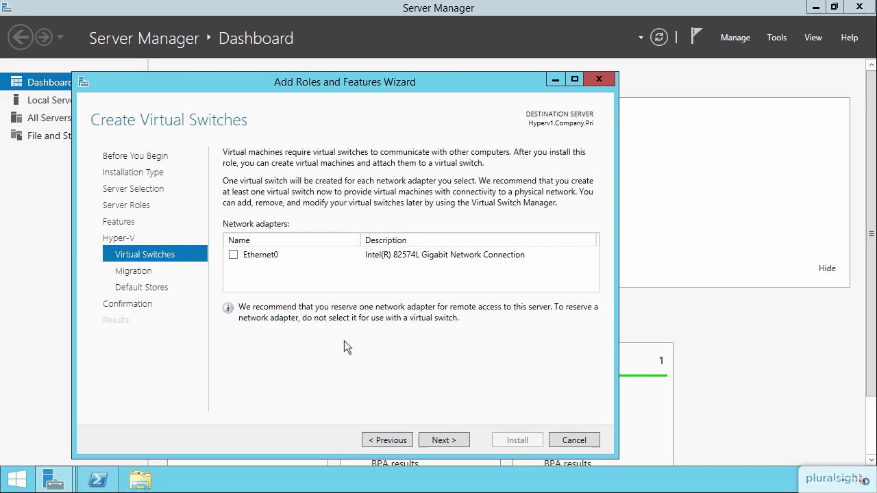 03 Create and Configure Virtual Machines Installing Hyper V - YouTube