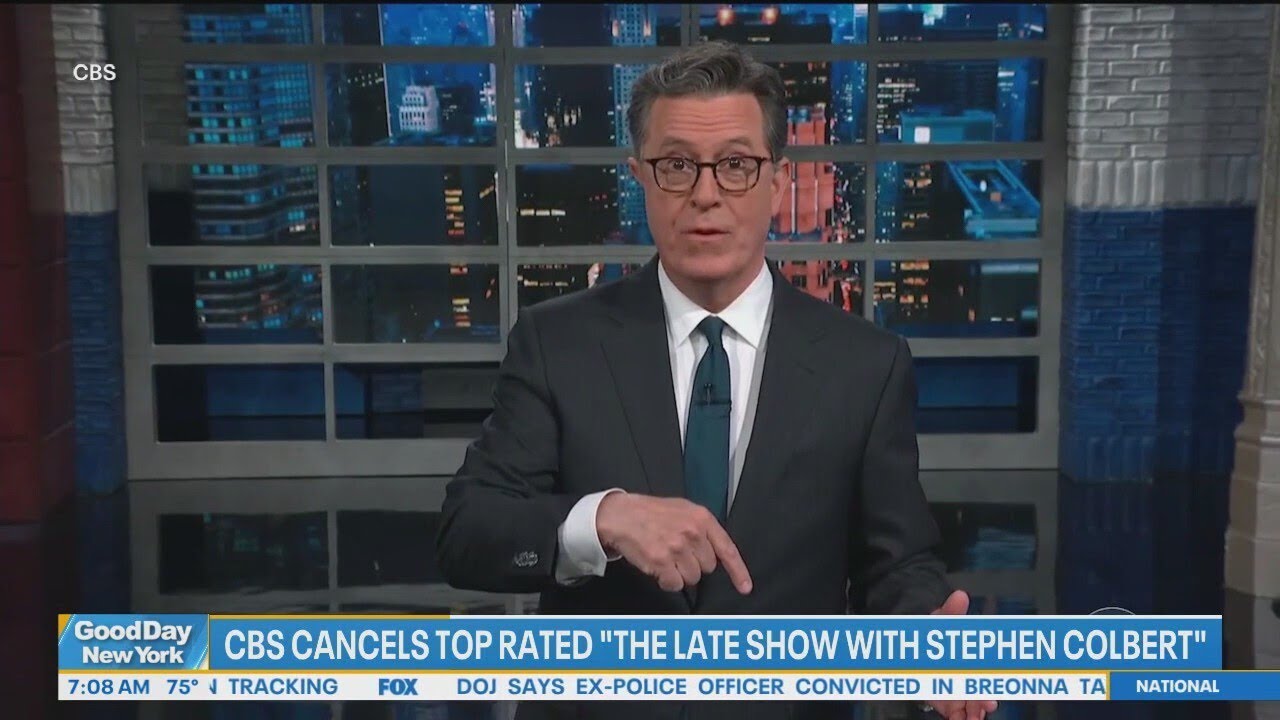 CBS canceling 'The Late Show With Stephen Colbert' - YouTube