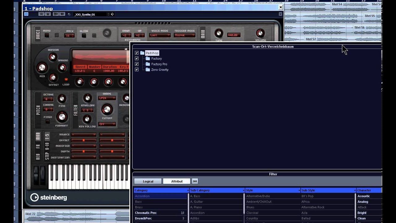 Steinberg Padshop und Best Service XXL Pads - Audio - YouTube