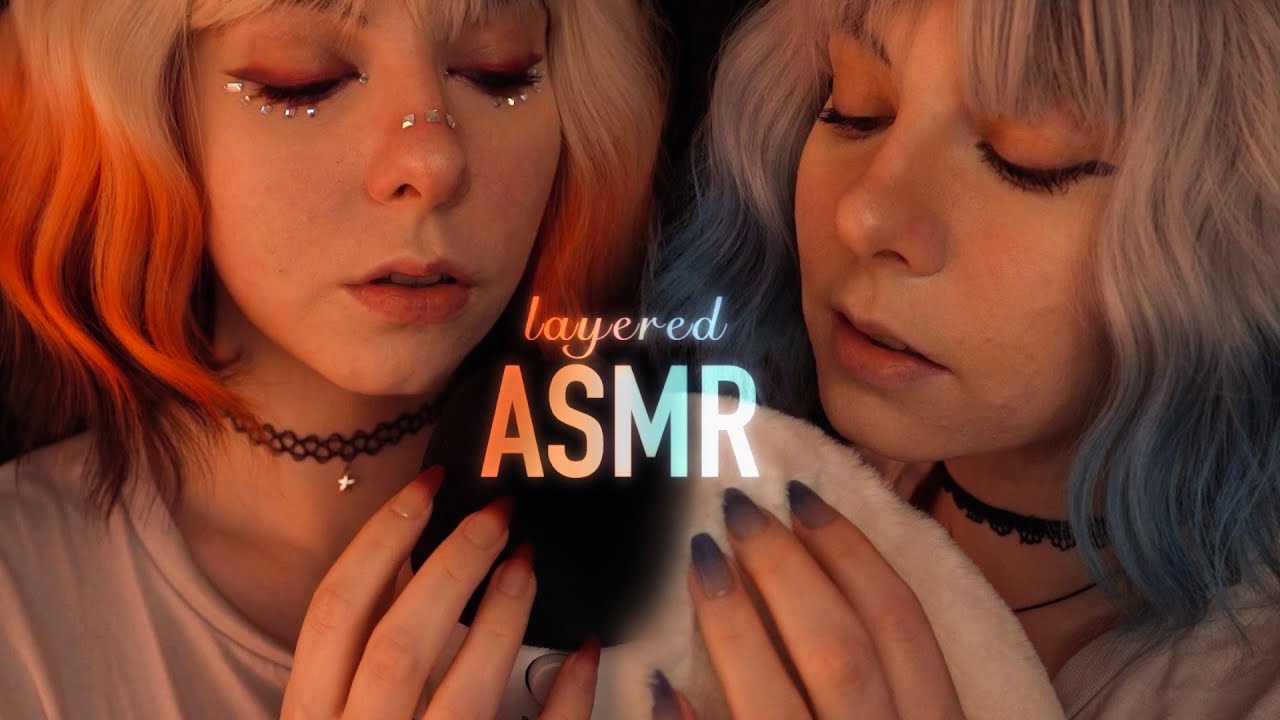 layered ASMR | "Relax, Sksk, TkTk" Sleepy Whispering, Slow Foam Mic ...