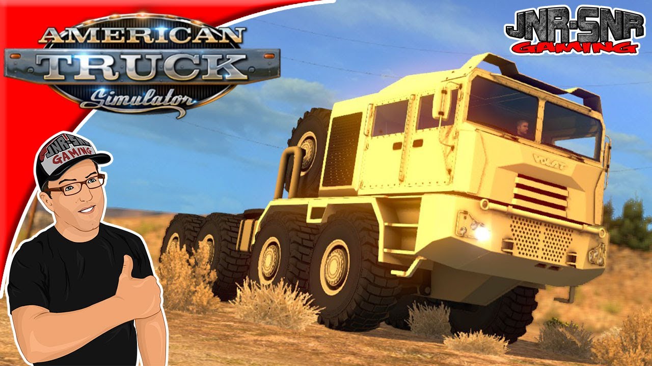 American Truck Simulator MZKT Volat Mod Review - YouTube