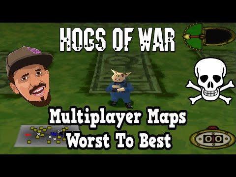 Ranking Every Multiplayer Map In Hogs Of War | Worst To best - YouTube