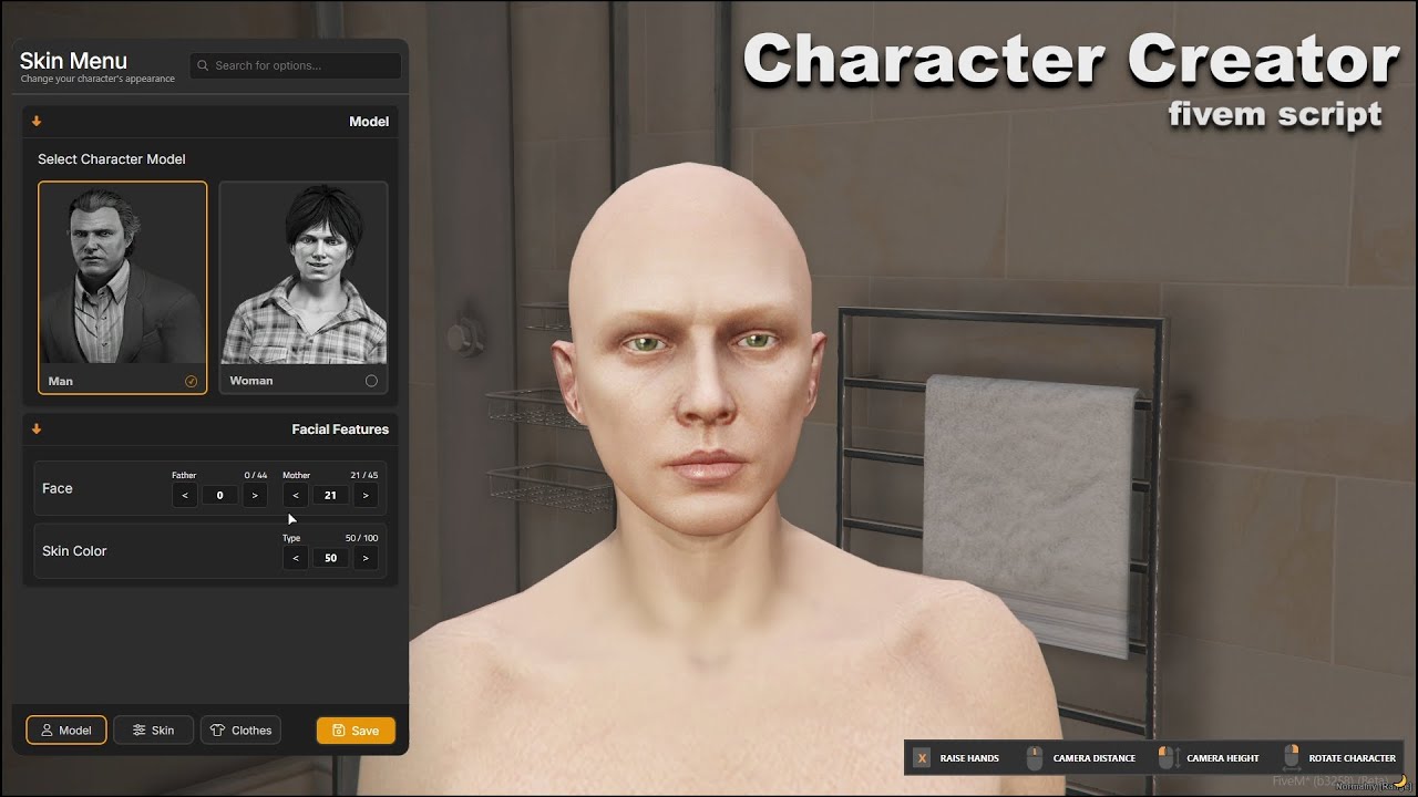 FiveM Character Creator | ESX | Fivem - YouTube
