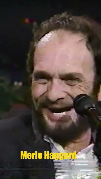 Merle Haggard Are The Good Times Really Over Youtube