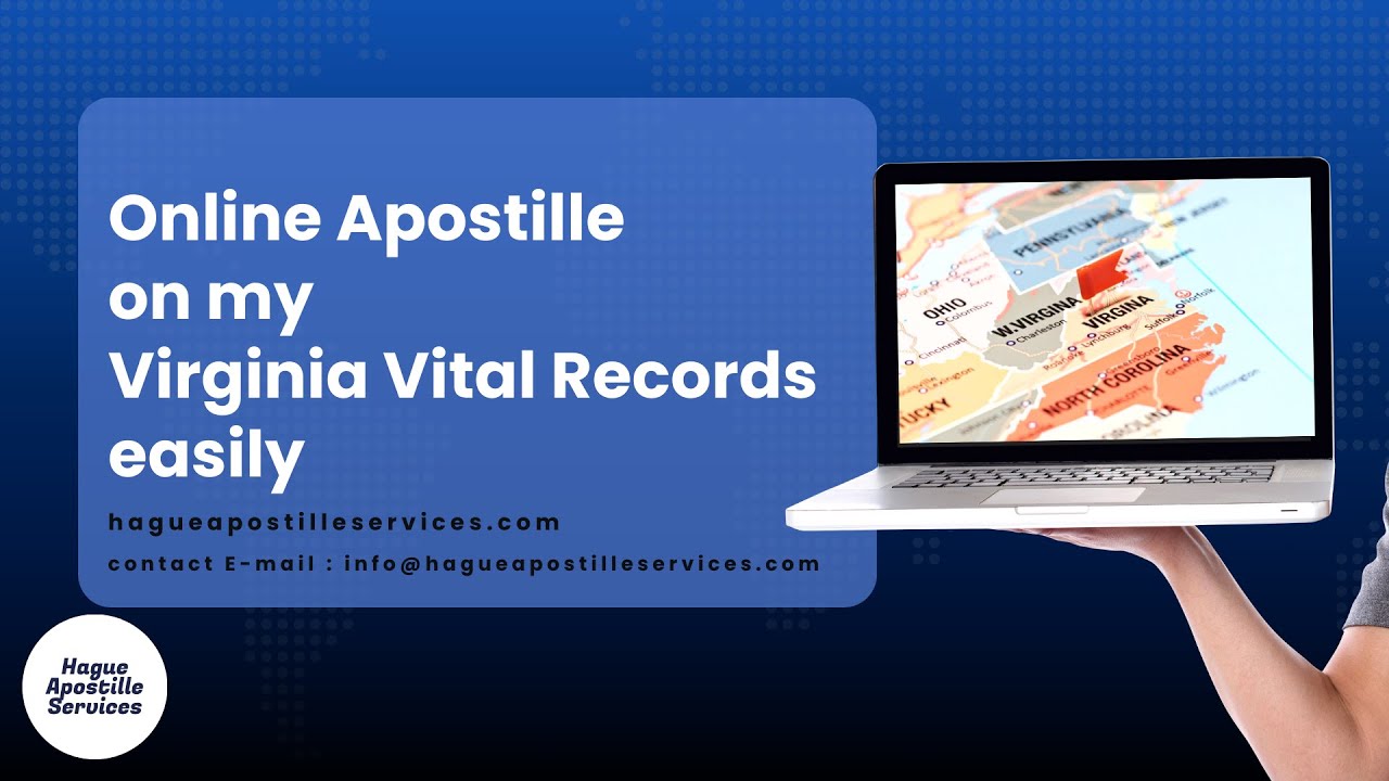 Online Apostille on my Virginia Vital Records easily - YouTube