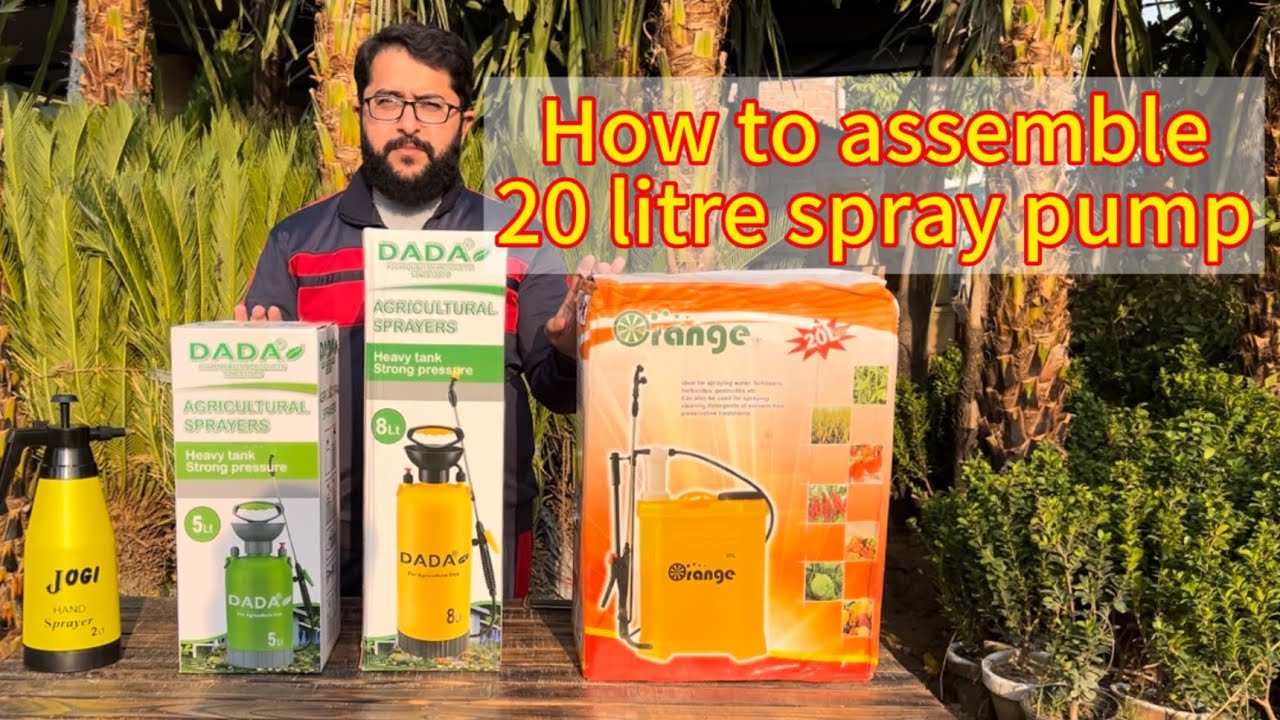 Manual Spray Machine Ko Kaise Fix Krtay Hain | How To Assemble Manual ...