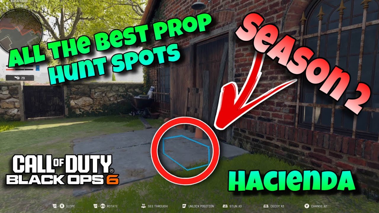 SEASON 2 PROP HUNT: All *BEST* Working Glitch & Spots on Prop Hunt- On ...
