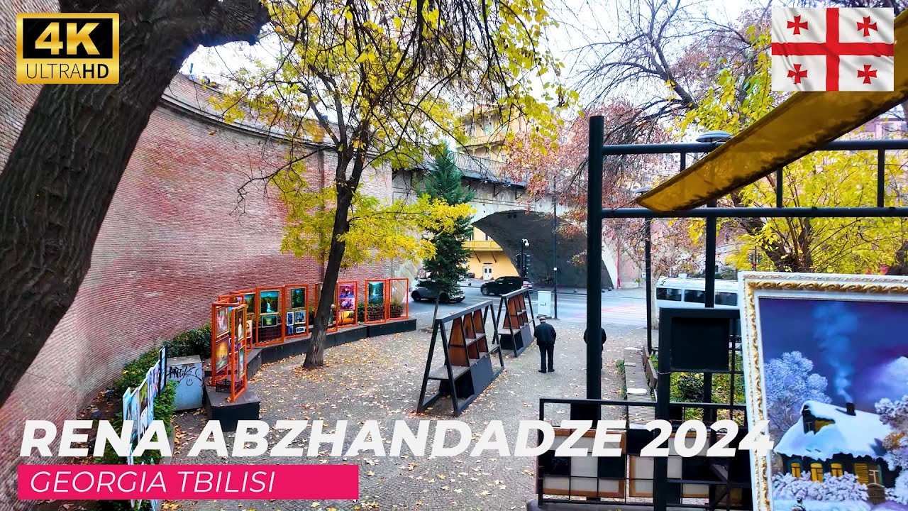 【4K】Tbilisi, Rena Abzhandadze Street Walk | Virtual Walking |თბილისი ...