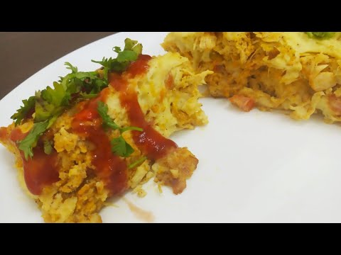 chicken shawarma cake/chicken pola/shawarma pola/ evening snacks ...