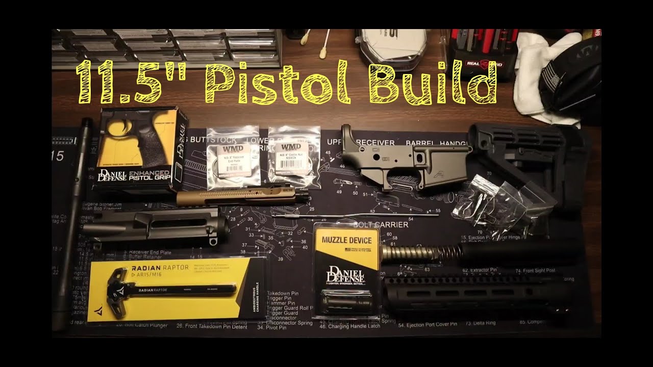 11.5" AR-15 Pistol Build P1 | BCM - YouTube