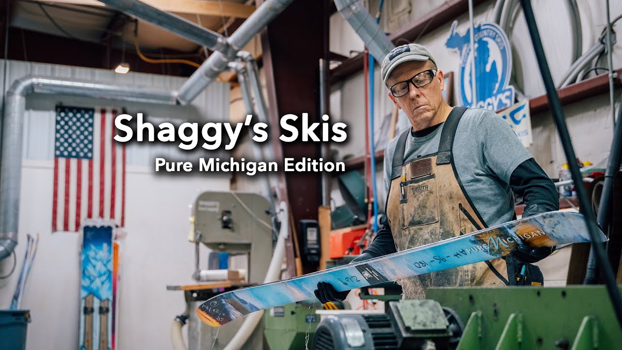 Limited Edition Shaggy's Pure Michigan Skis | Pure Michigan - YouTube