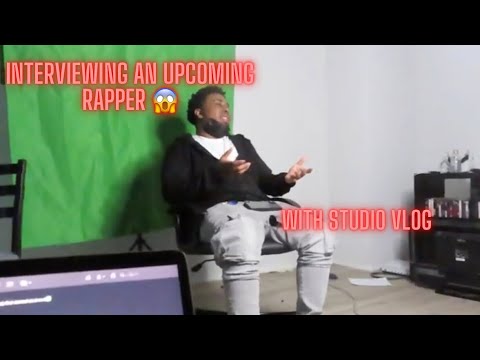 Behind the scenes of interviewing a rapper - YouTube