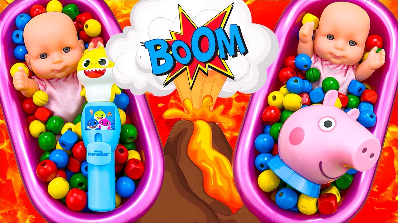 3 Minutes Satisfying Video ASMR with Rainbow Candy Mixing in 2 BathTub ...