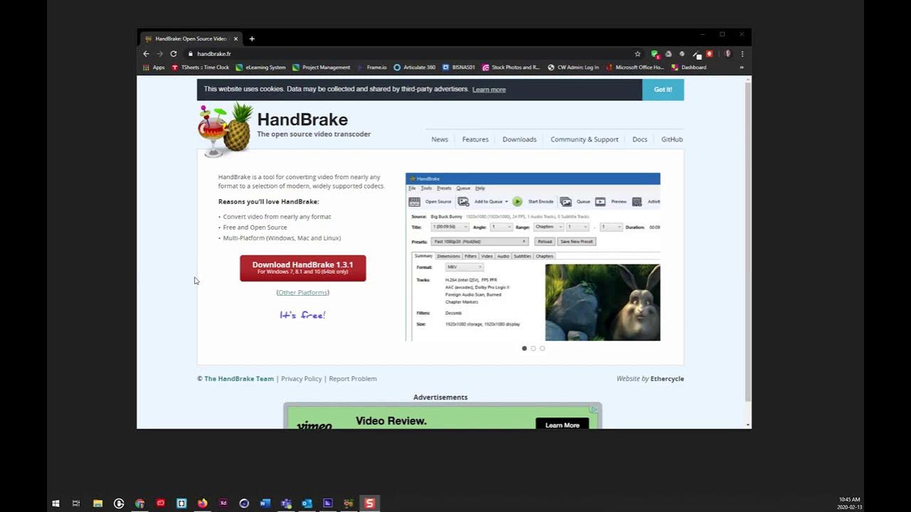 Create Online Training Course with HandBrake Software - Open Source Video Transcoder - YouTube