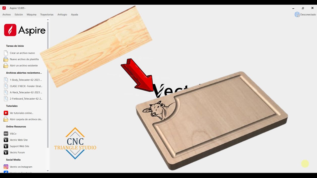 01 - Introducción a Vectric Aspire 12: Diseño de Vectores 📌🎨 - YouTube