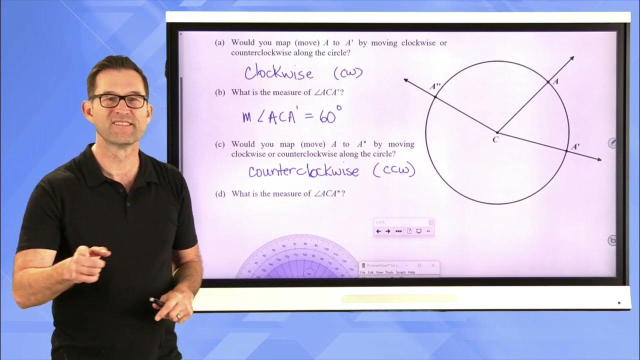 N-Gen Math Geometry.Unit 2.Lesson 2.Rotation Day 1 - YouTube