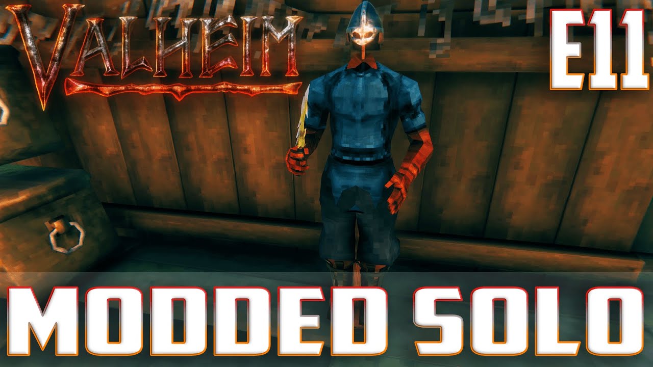 Valheim Modded Solo-Ep-11-Armour Stand,HoneyPlus.Vein Miner & Silver ...