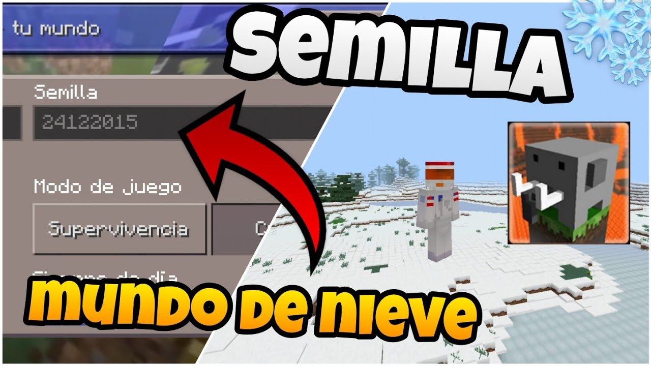 COMO TENER NIEVE en CRAFTSMAN ( SEMILLA con ALDEA ) semillas para ...