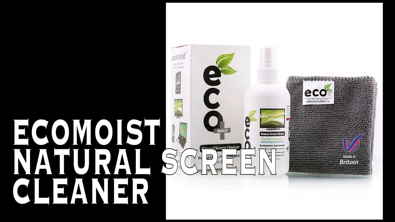 EcoMoist Natural Screen Cleaner - Best on the market? - YouTube