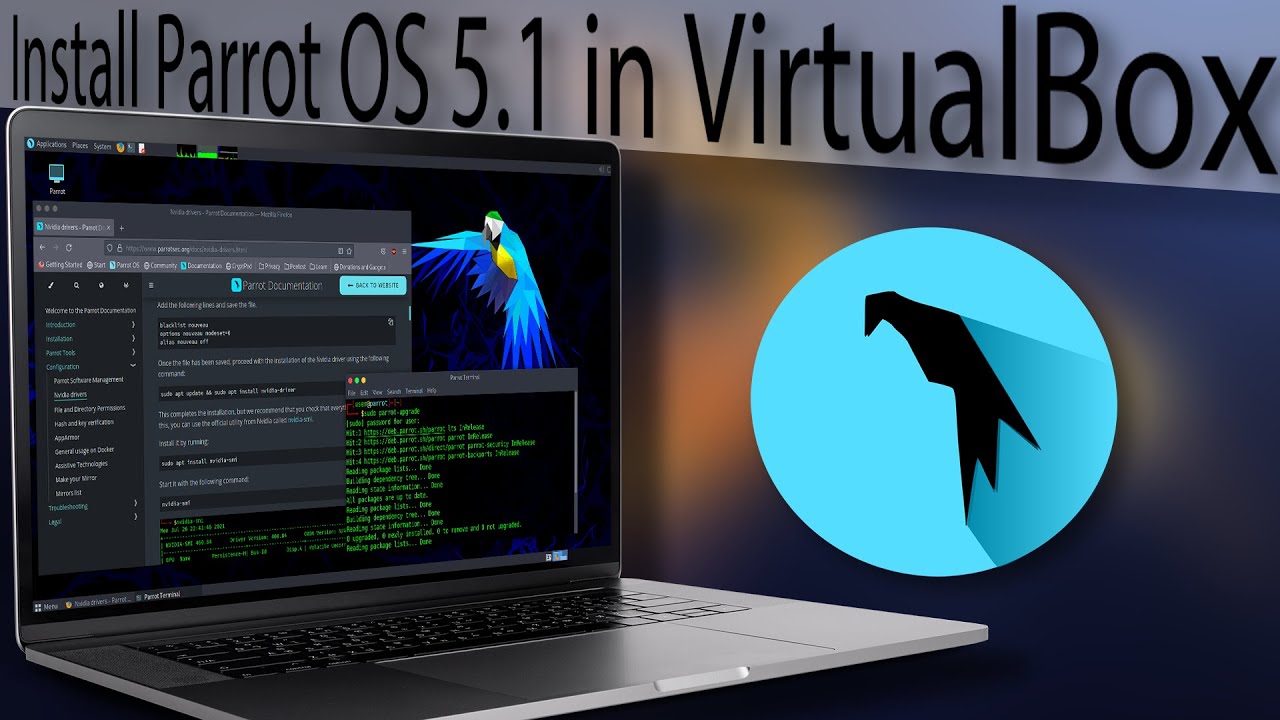 How To Install Parrot Os On Virtualbox Beginners Guide 2023 Parrot Os 51 Electro Ara Youtube