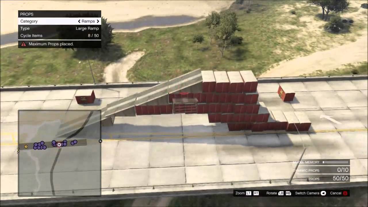 How To: Make A Huge Ramp On GTA 5 - YouTube
