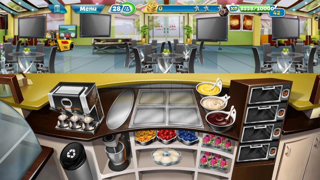 Cooking Fever Bakery Level 40| 3 stars-All Interior & Kitchen Upgrades ...