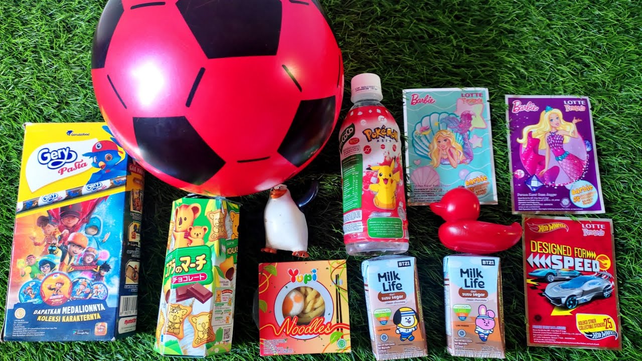 PERMEN YUPI, PERMEN BARBIE MERMAID, BOOIBOY, DORAEMON, SUSU BT21 CHIMMY ...