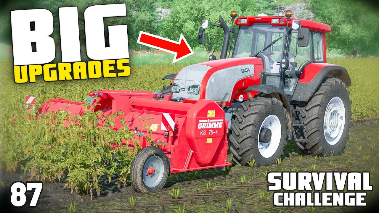 BIG UPGRADES AND GOODBYE MF | Survival Challenge | Farming Simulator 22 ...