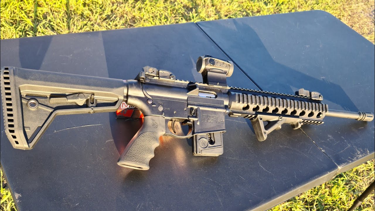 Un Ar .22Lr 😱😱 Rifle Smith and Wesson m&p 15-22 😲 - YouTube