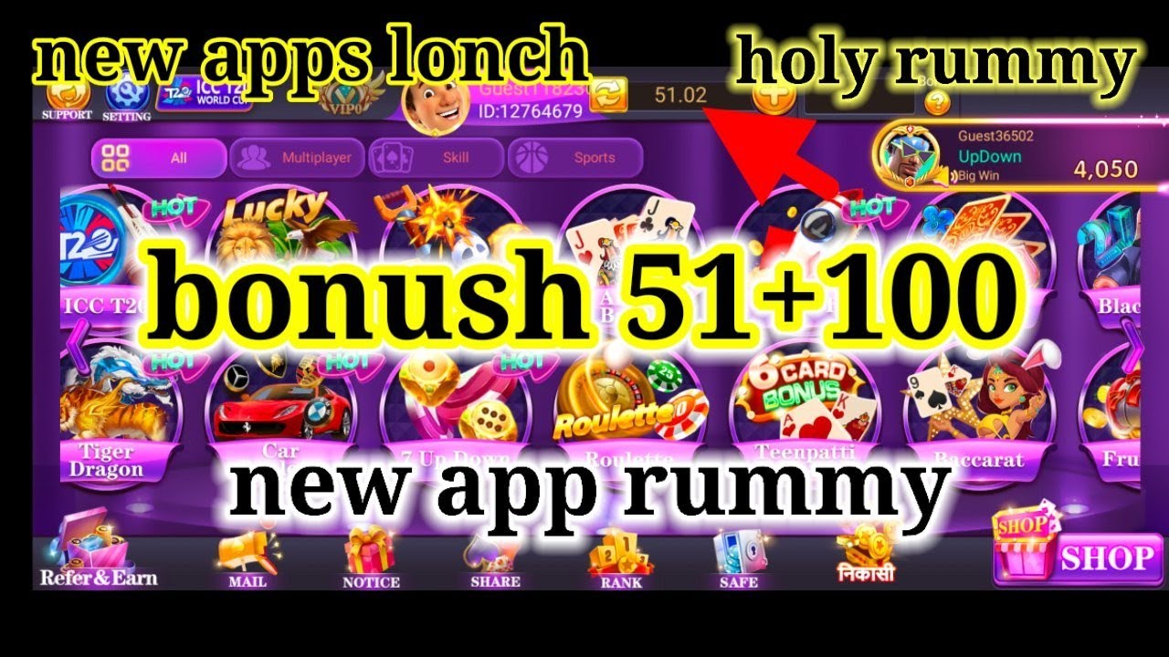 new rummy app today // new rial app // new erning app // - YouTube
