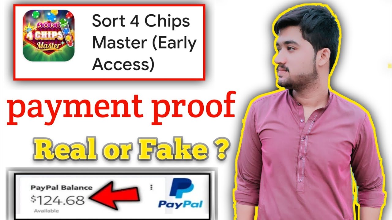 Sort 4 Chips Master App payment proof//Sort 4 Chips Master App real or Fake//Sort 4 Chips Master ...