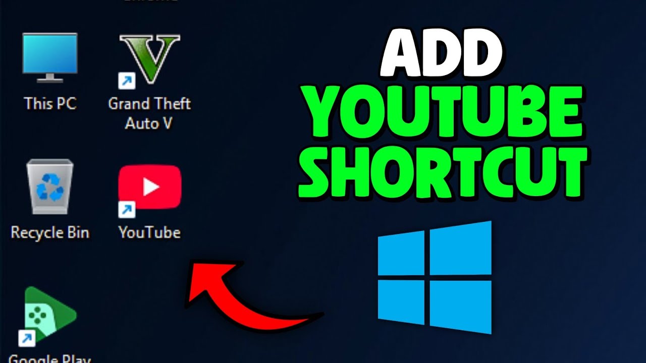 How To Add YouTube Shortcut On Desktop (2025) - YouTube