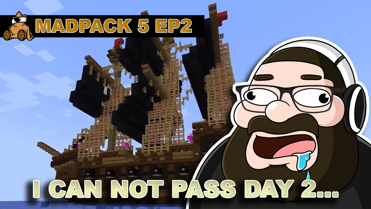 It's Impossible To Pass Day 2! - MadPack 5 Episode 2 - YouTube