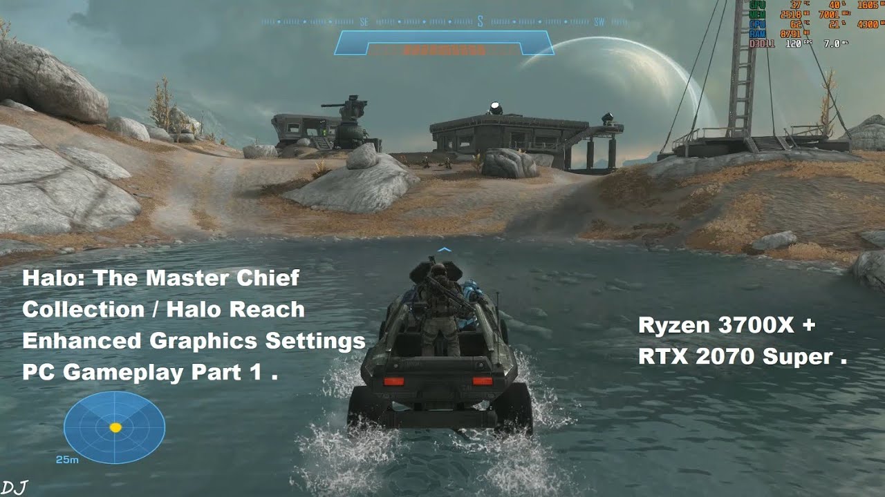 Halo Reach PC Enhanced Graphics Settings 120 FPS Gameplay Part 1 RTX ...
