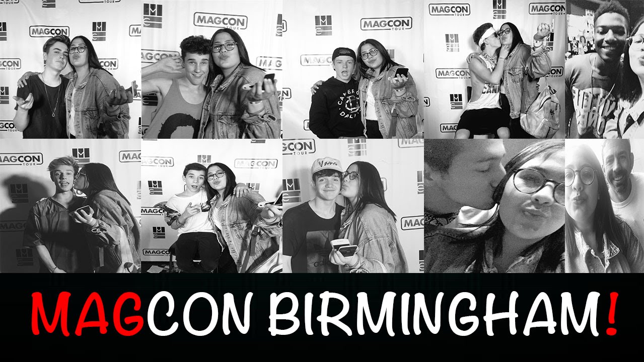 FINALLY, MEETING AARON - MAGCON BIRMINGHAM! - YouTube