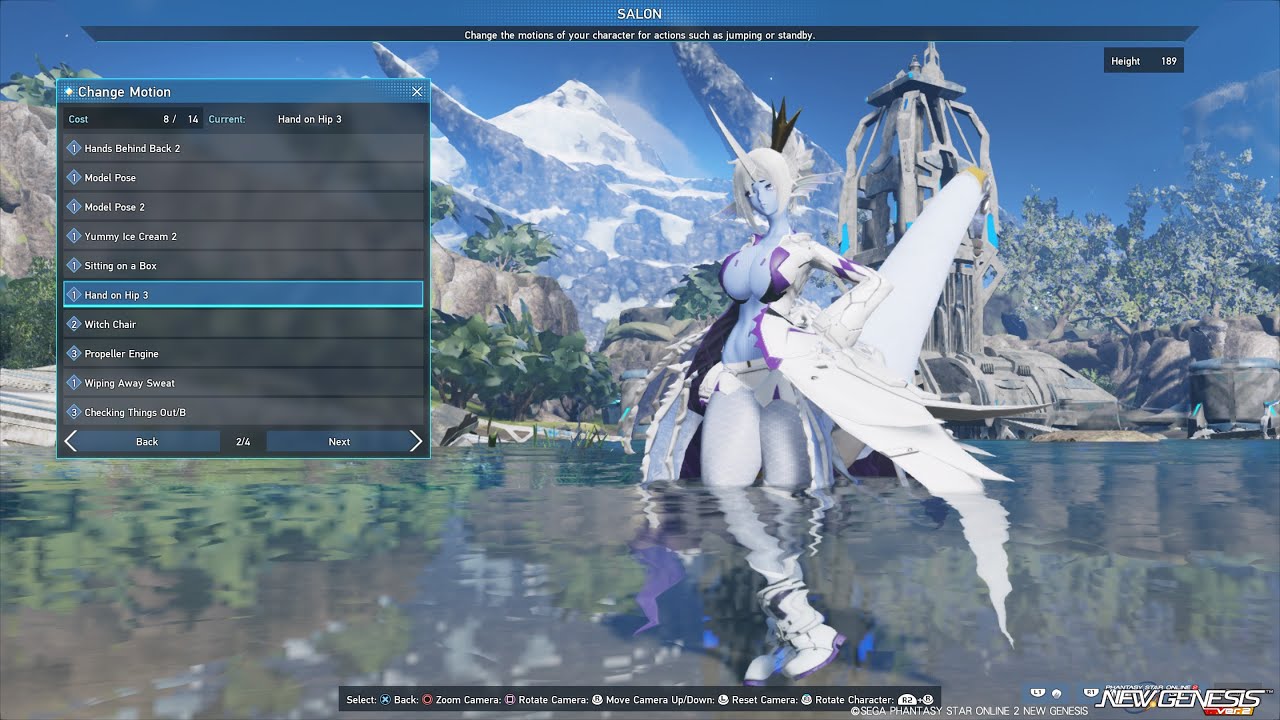 PSO2 NGS Character Creation Tutorial, Undine Princess Mia - YouTube