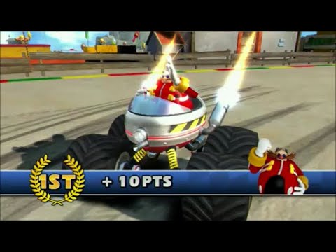 Sonic And Sega All-Stars Racing (PS3) Dr. Eggman Racing In Egg Cup ...