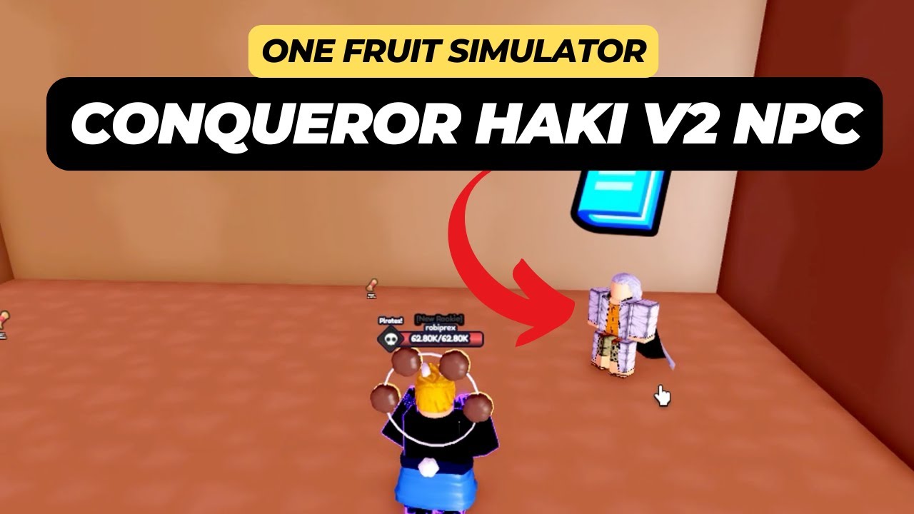 Conqueror Haki V2 NPC Location - Roblox One Fruit Simulator - YouTube