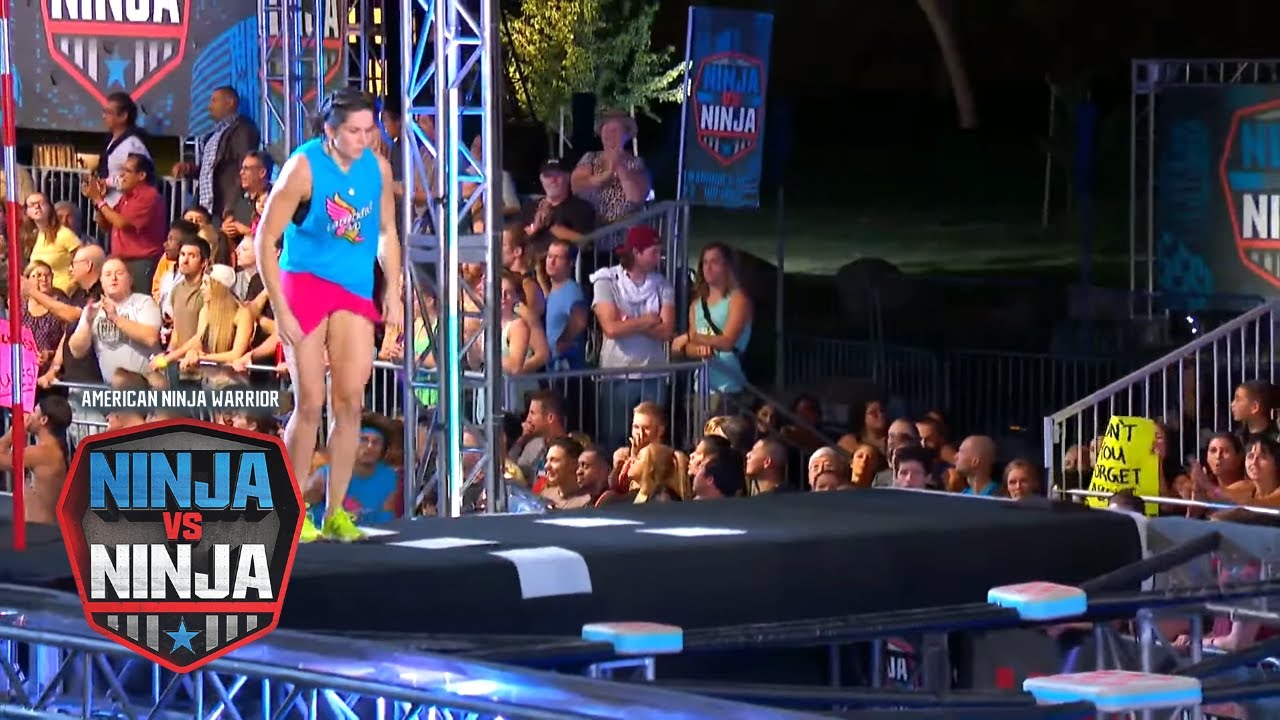 Jesse Labreck Vs. Emmi Rose (S1 E2) | American Ninja Warrior: Ninja Vs ...