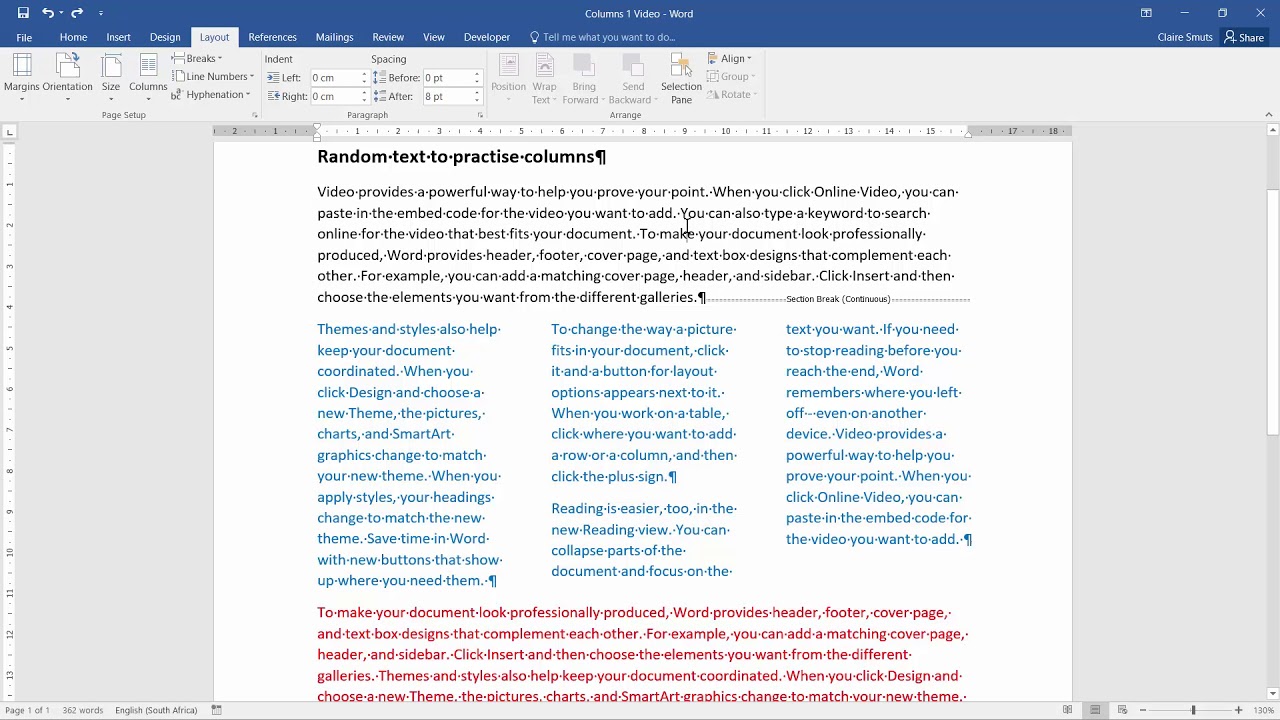 Formatting Text In Columns In Word YouTube formatting-text-in-columns-in-word-youtube