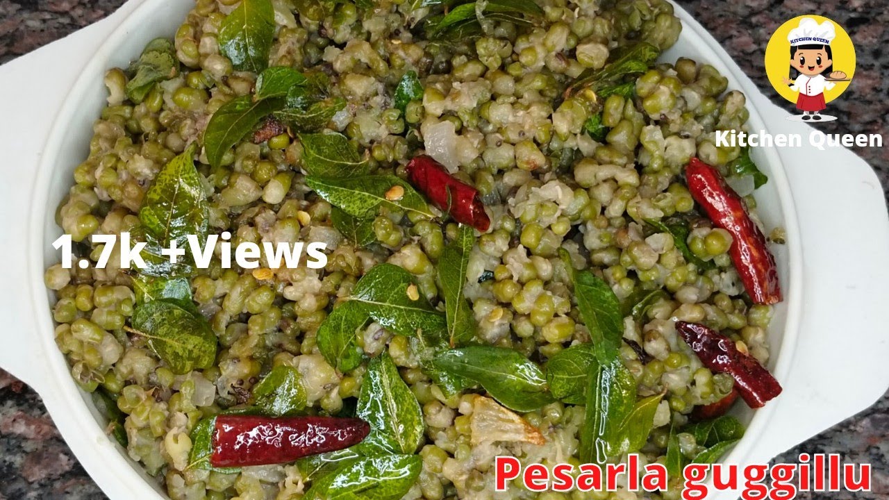Tasty pesarla guggillu /green gram snack /tasty and healthy recipes in ...
