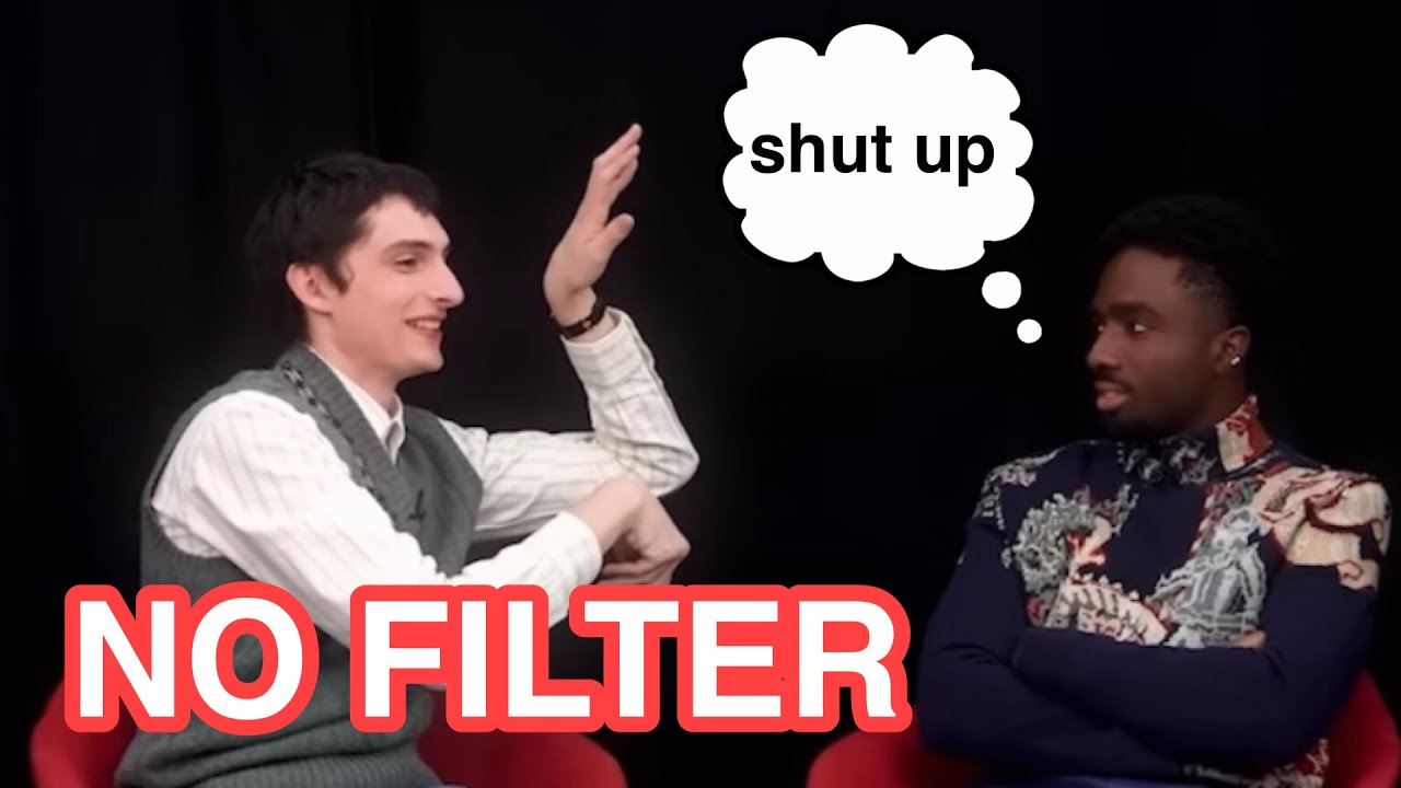 Finn Wolfhard having NO FILTER for 4 minutes straight - YouTube